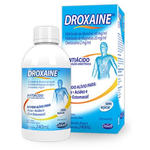 Droxaine 60 + 20 + 2Mg Suspensão Oral Frasco Com 240Ml | Drogafuji ...