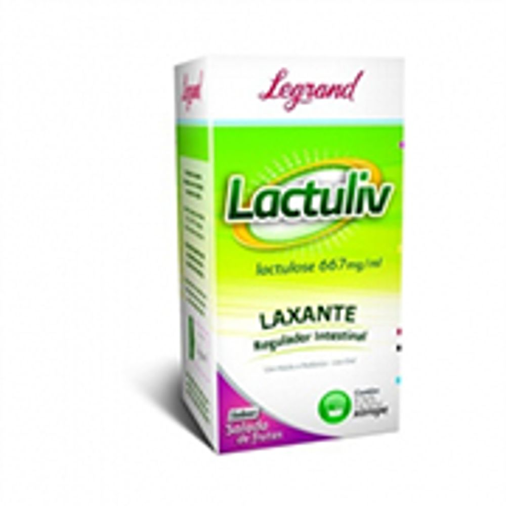 Lactuliv 667Mg Xarope Frasco Com 120Ml Sabor Salada De Frutas ...