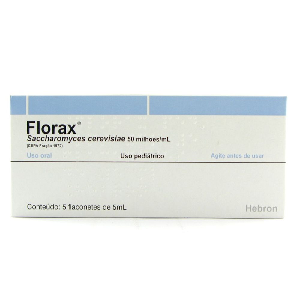 Florax Suspensão Oral Caixa Com 5 Flaconetes Com 5Ml Pediátrico ...