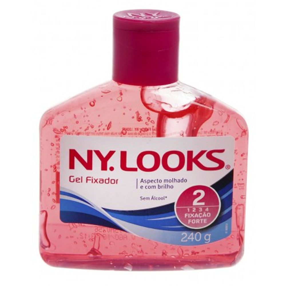 Gel Ny Looks Fixação Forte Sem Álcool Com 240G | Drogafuji - drogafuji