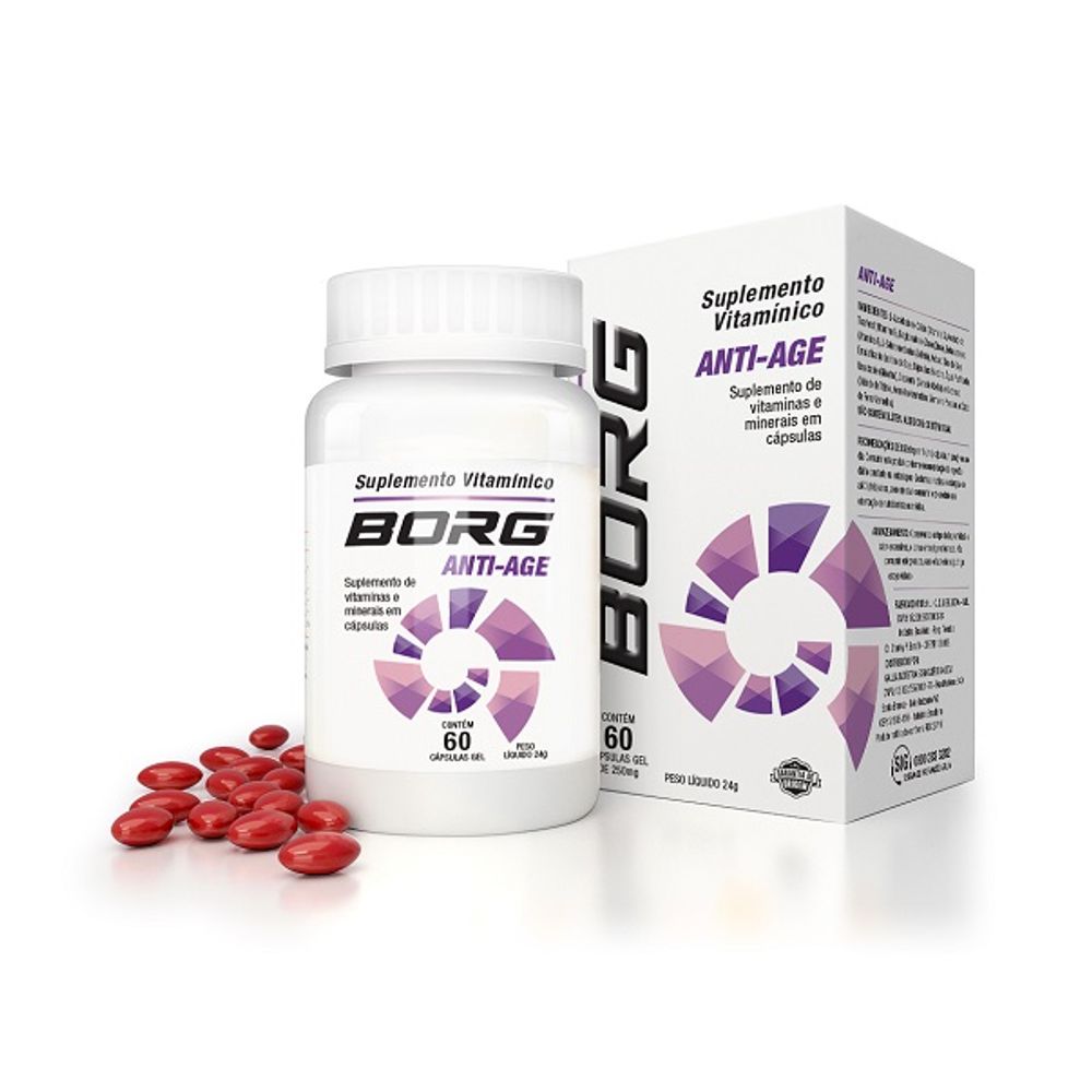 Borg Anti-Aging 60 Cápsulas | Drogafuji - drogafuji
