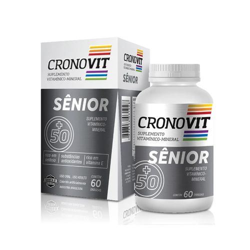 Cronovit Sênior 60 Drágeas | Drogafuji - drogafuji