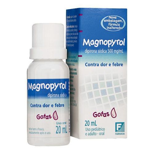 Magnopyrol 500Mg Solução Oral Frasco Gotejador Com 20Ml | Drogafuji ...