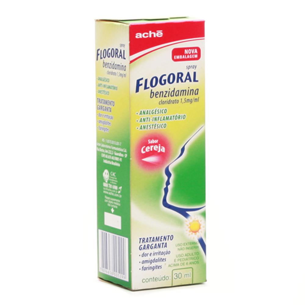 Flogoral Colutório Spray Frasco Com 30Ml Sabor Cereja | Drogafuji ...