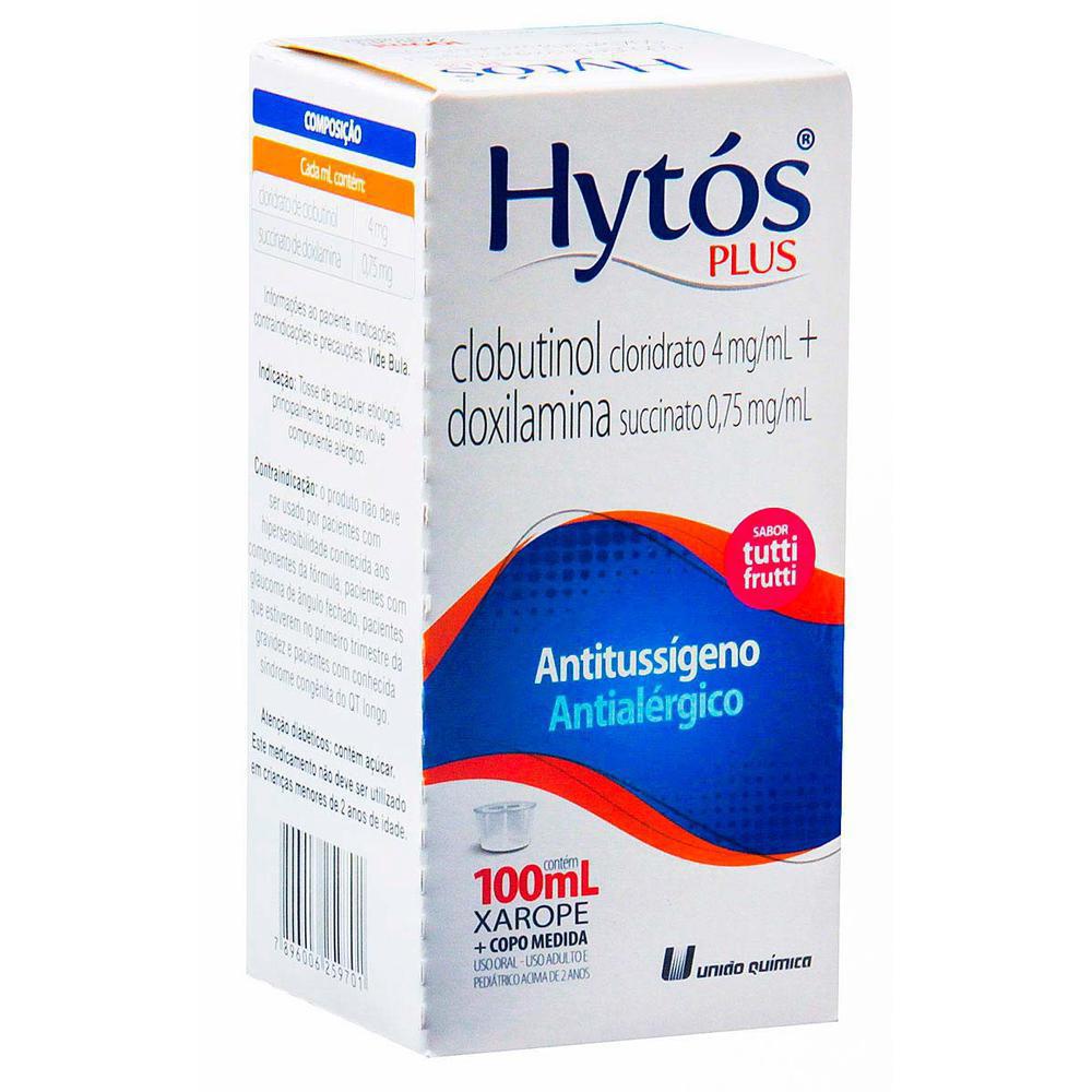 Hytos Plus 4 + 075Mg Xarope Frasco Com 100Ml | Drogafuji - drogafuji