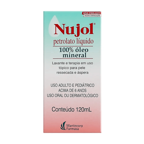Nujol Frasco Com 120Ml | Drogafuji - drogafuji