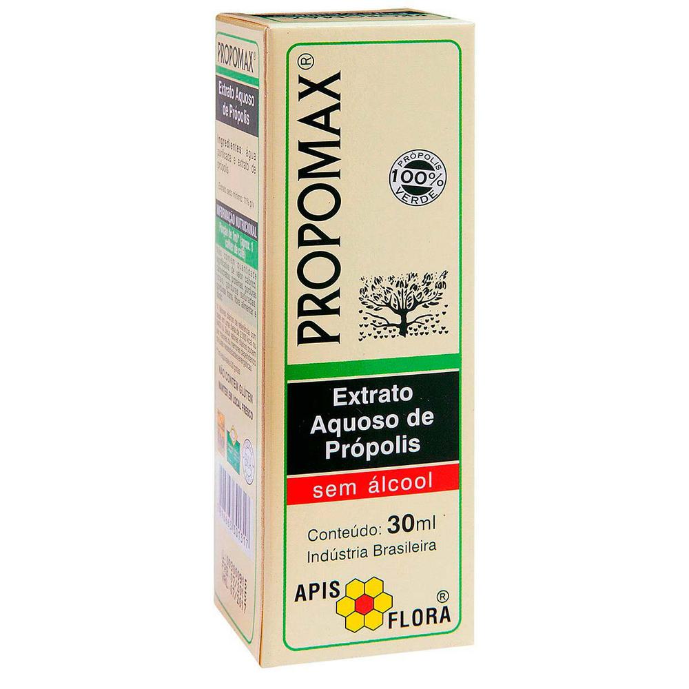 Propomax Extrato de Própolis Aquoso Sem Álcool 30ml | Drogafuji - drogafuji