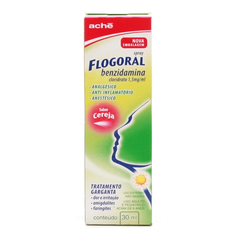 Flogoral Colutório Spray Frasco Com 30Ml Sabor Cereja | Drogafuji ...