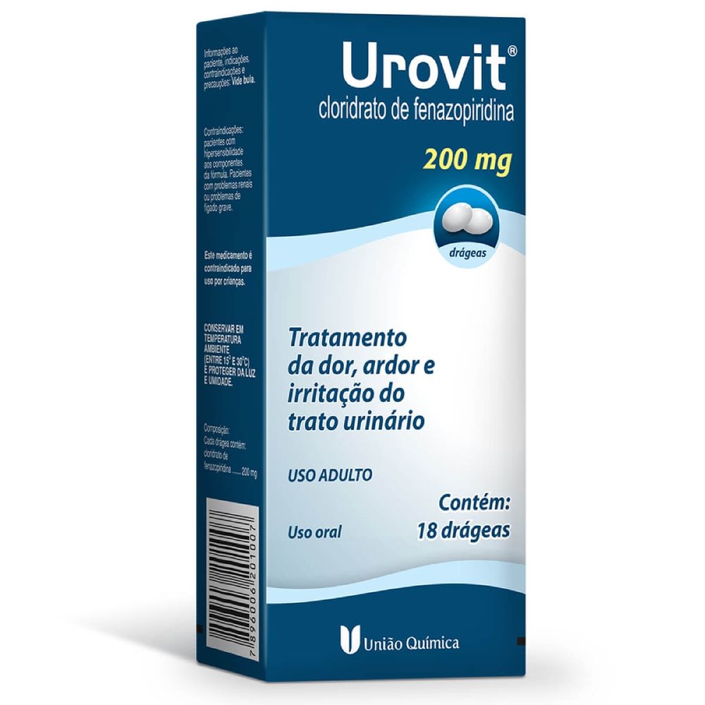 Urovit 200Mg Cx 18 Drágeas | Drogafuji - drogafuji