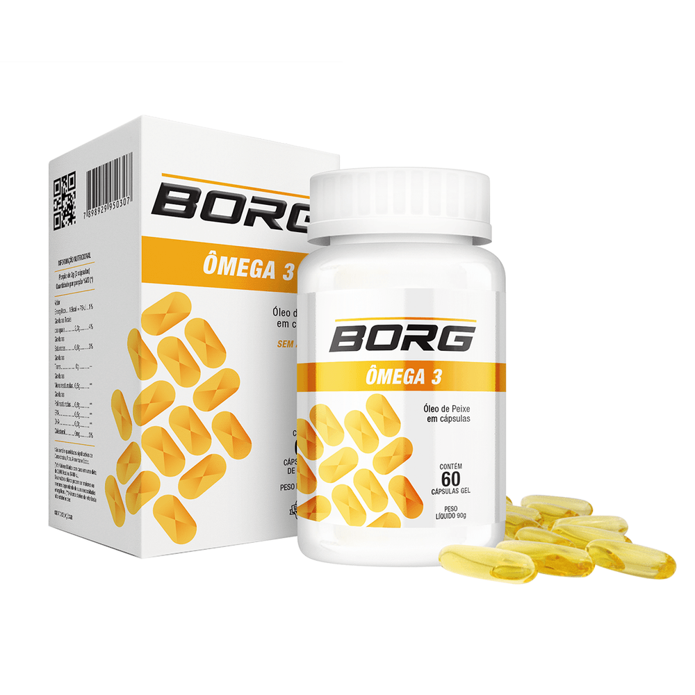 Borg Ômega 3 Com 60 Cápsulas | Drogafuji - drogafuji