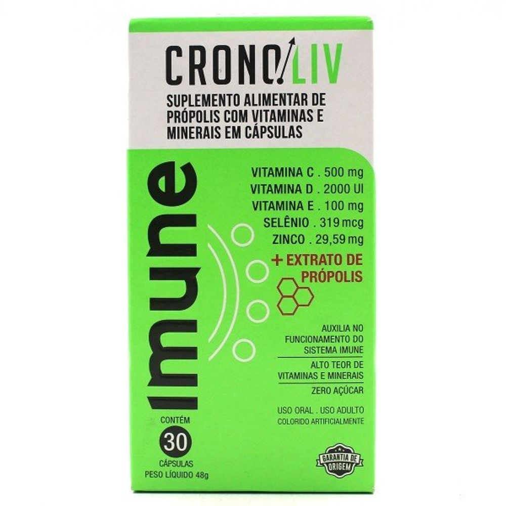 Cronoliv Imune 30 Cápsulas | Drogafuji - drogafuji