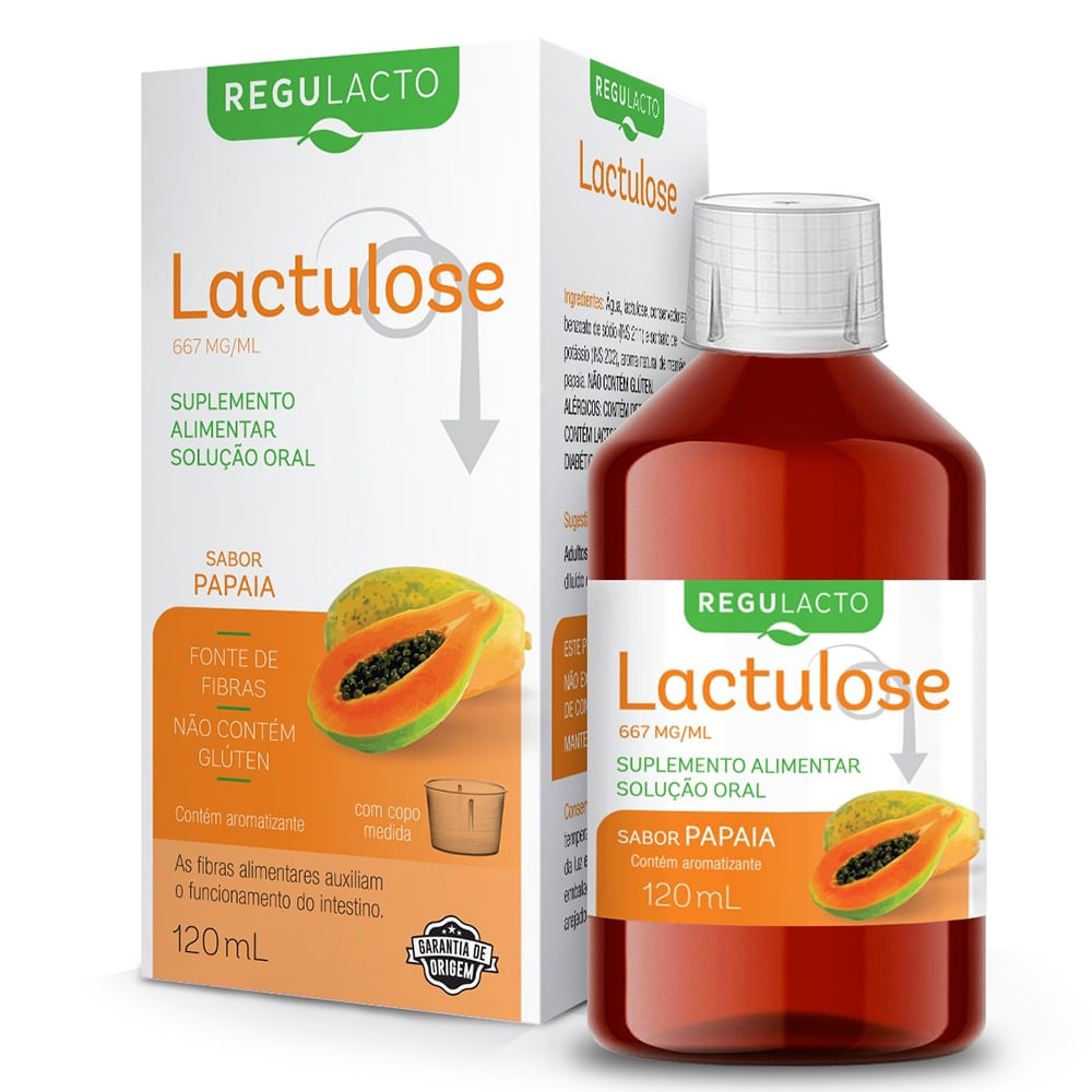 Lactulose Xpe 667mg 120ml Sabor Papaia | Drogafuji - drogafuji